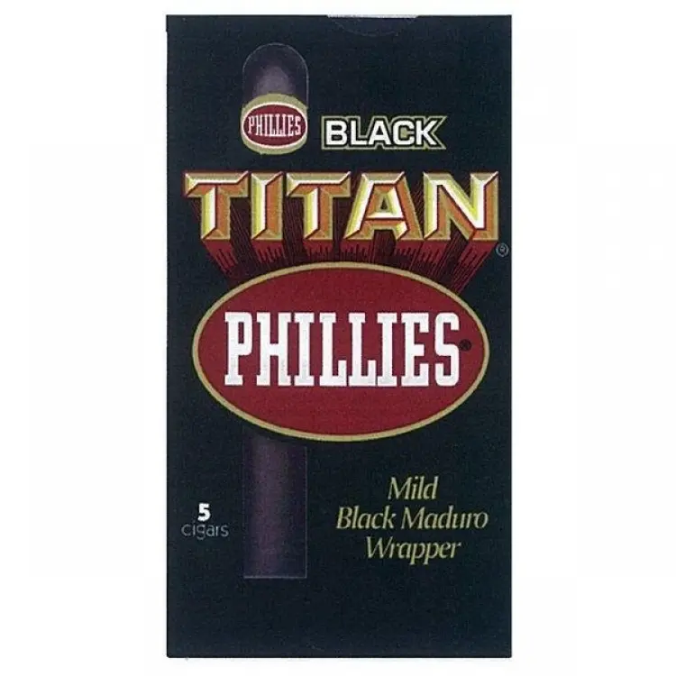 Phillies Titan CIGARA PHILLIES TITAN BLACK