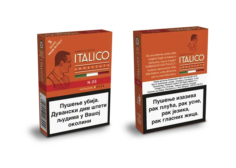 Italico Cigarilos Ambasciator Italico Ammezzato N. 05