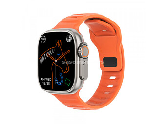 Smart Watch DT8 Ultra narandzasti (silikonska narukvica)