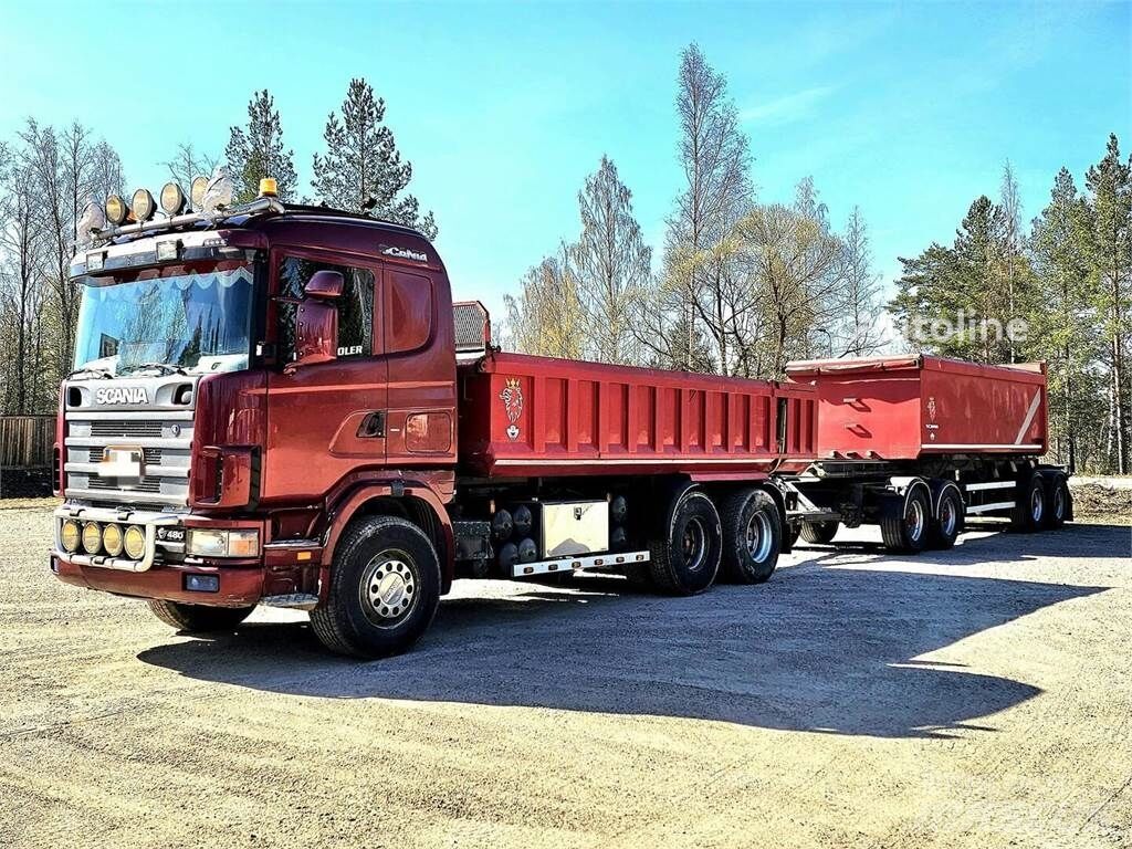 Scania R 164/ Jyki 4-aks. letkukasetti kiper