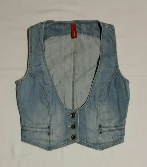 VERO MODA prelep teksas prsluk,NEMAČKA,S/M.