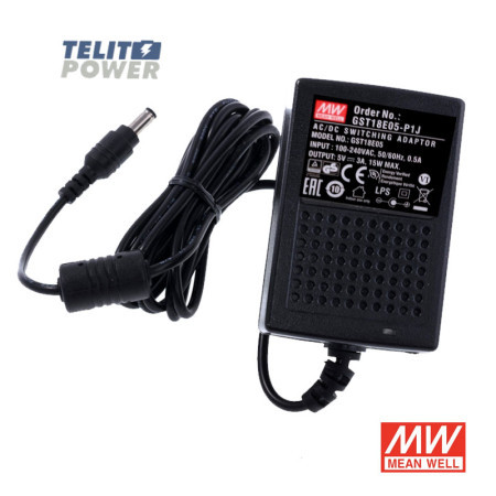 MeanWell AC/DC adapter GST18E05-P1J zidni ( 4066 )