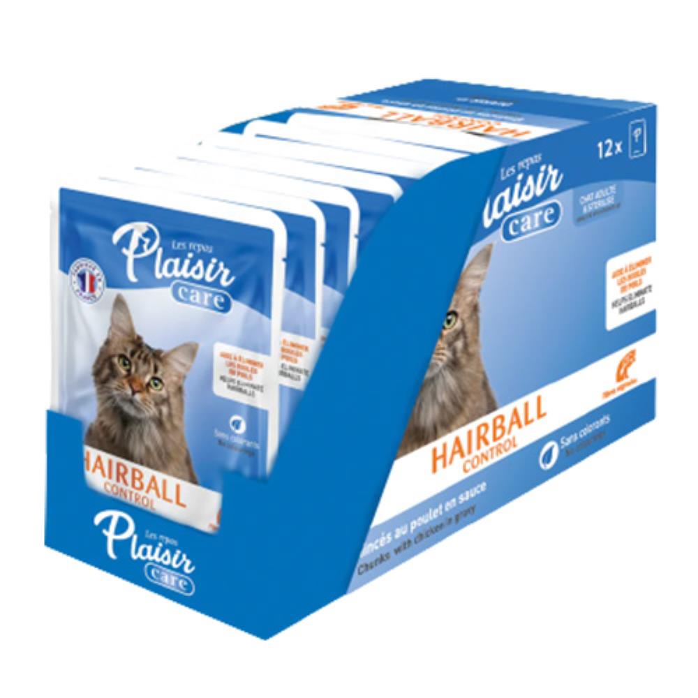 Plaisir Care New Sos za macke Hairball 12x85g