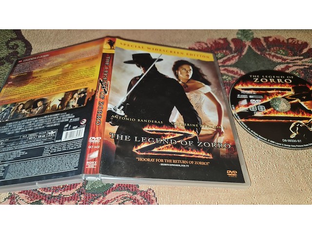 The legend of Zorro DVD