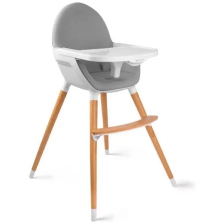 Kinderkraft high stolica za hranjenje 2u1 fini grey ( KKKFINIGRY0000 )