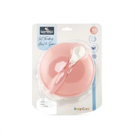 Lorelli činija + kašika blush pink ( 10230400005 )