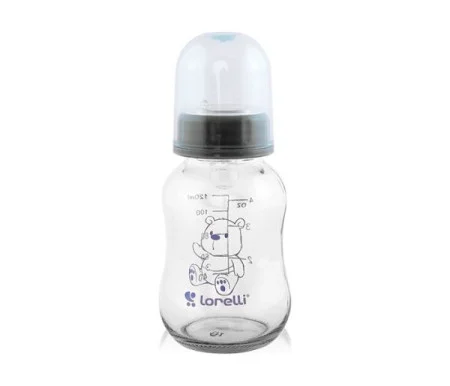 Lorelli flasica staklena 125ml (0m+) - moonlight blue ( 10200610004 )
