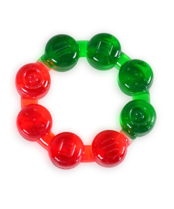 Cangaroo vodena glodalica za bebe Beads Green&Red T1209