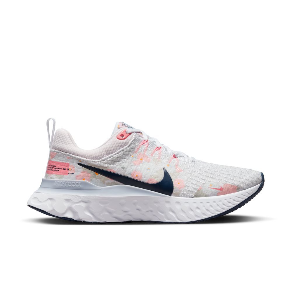 Nike W REACT INFINITY RUN FK 3 PRM, ženske patike za trčanje, bela