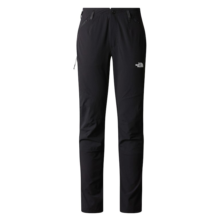 The North Face W SPEEDLIGHT SLIM STRAIGHT PANT, ženske pantalone za planinarenje, crna