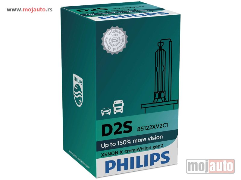 Philips D2S +150% Extreme Vision pojačana sijalica