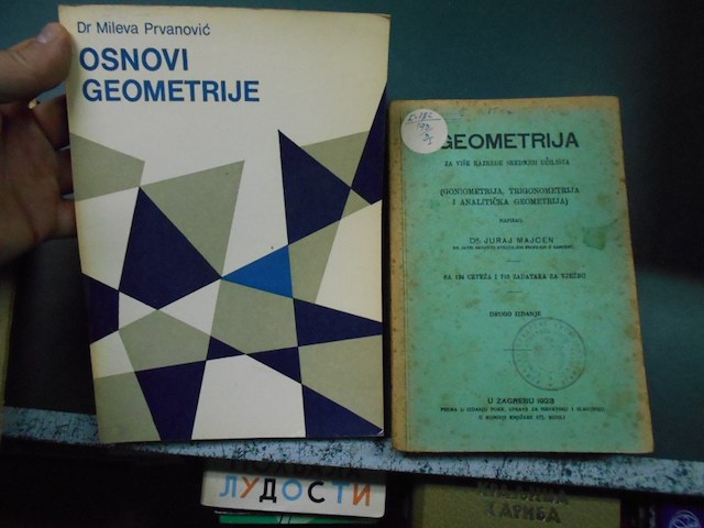 Majcen-Geometrija i Prvanović-Osnovi geometrije