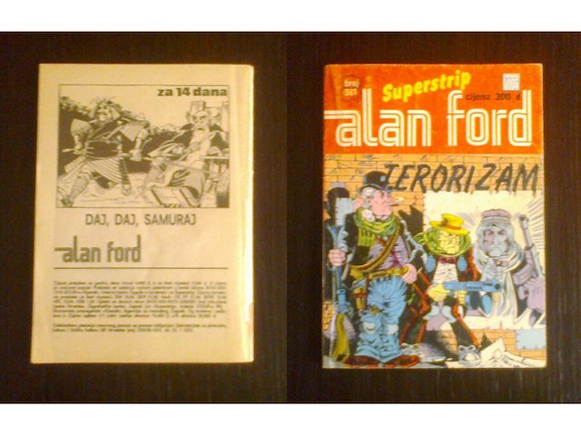 ALAN FORD - Terorizam Br. 361 Vjesnik 1987.