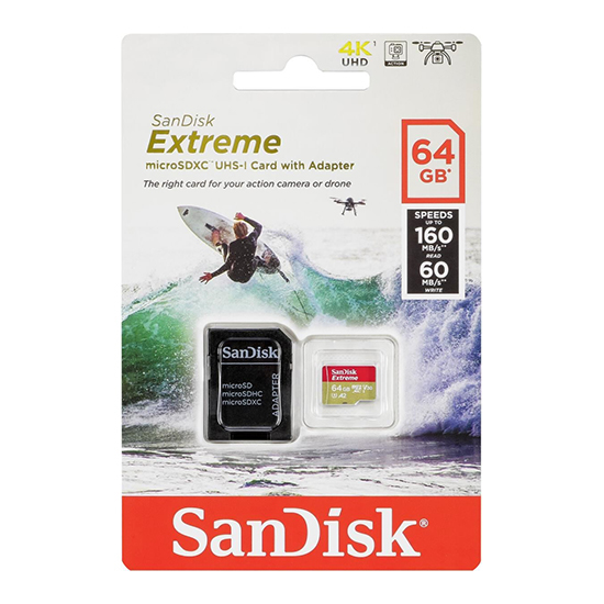 Memorijska Kartica SanDisk SanDisk SDXC 64GB Extreme Micro SD Adapter 160MB/s A2