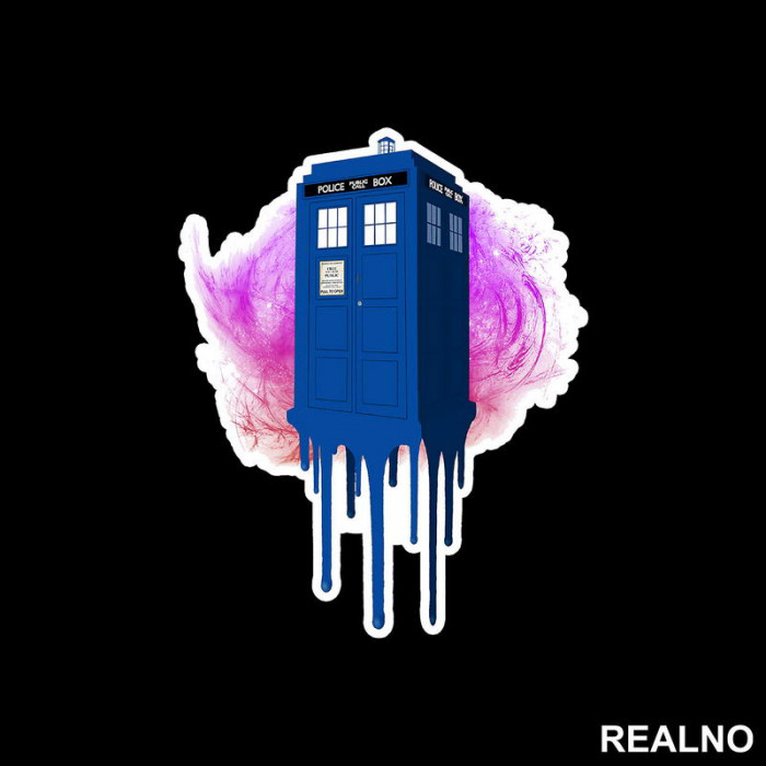 SPILLAGE - DOCTOR WHO - DW - NALEPNICA