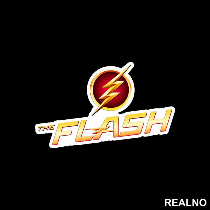 LOGO FROM TV SHOW - FLASH - NALEPNICA