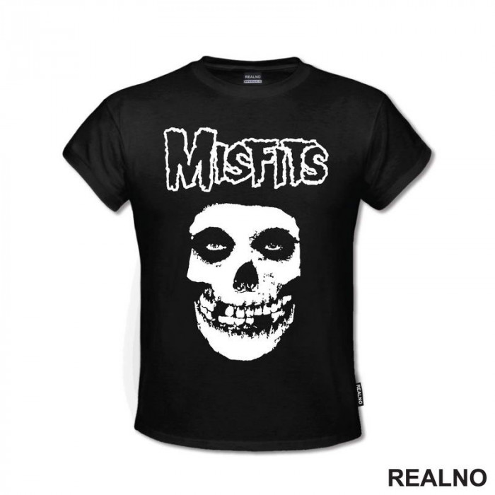 MISFITS SKULL LOGO - MUZIKA - MAJICA