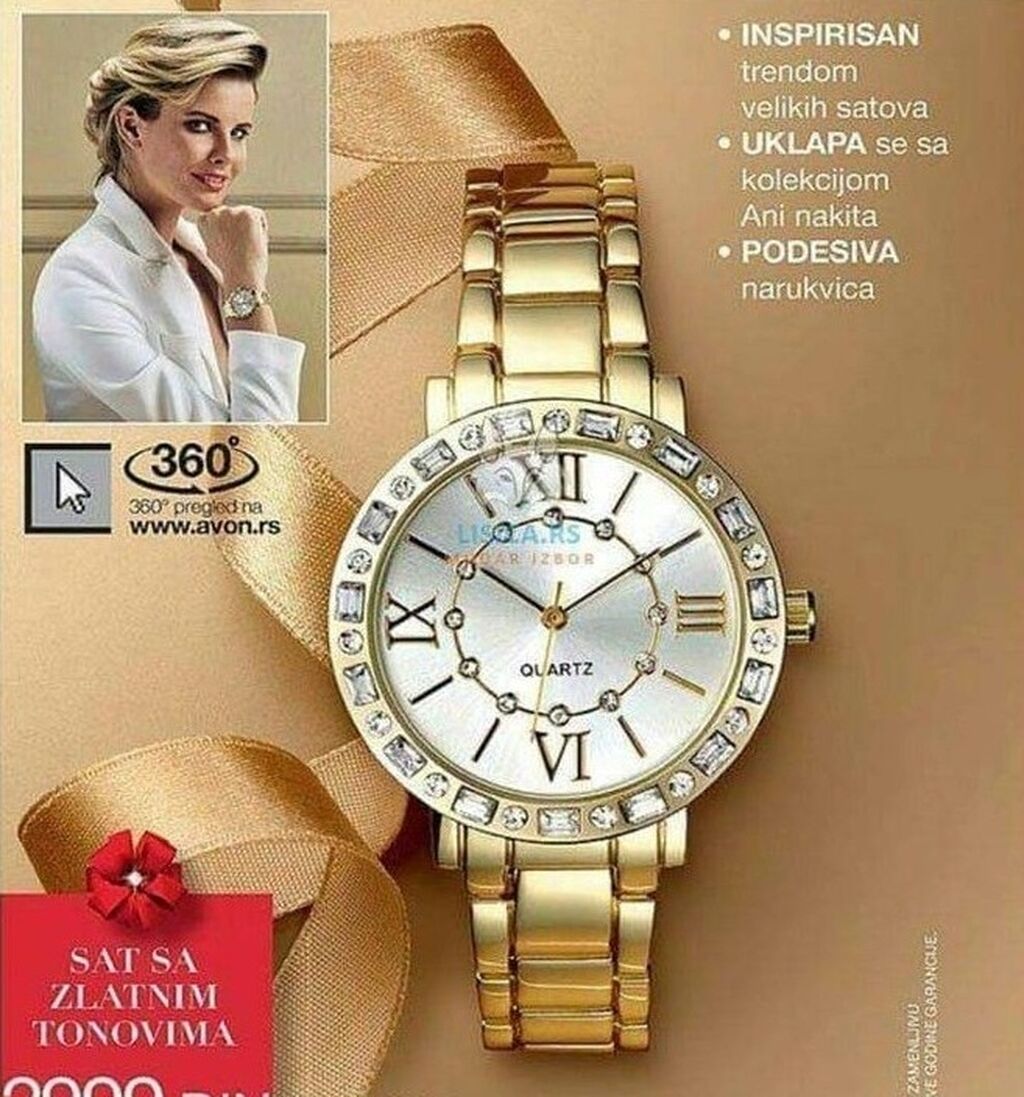 NOVO RUČNI SAT AVON