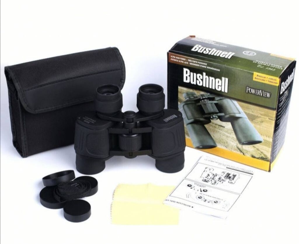 Dvogled Bushnell 20x50 Boja crna Futrola Krpica za ciscenje Cena 2800