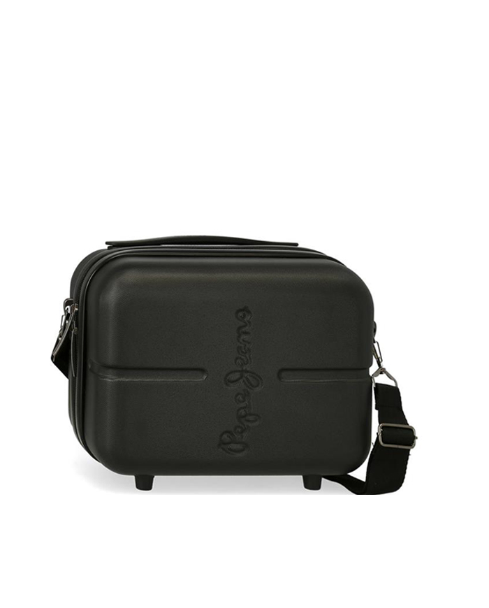 NESESER BEAUTY CASE HIGHLIGHTS BLACK Pepe Jeans