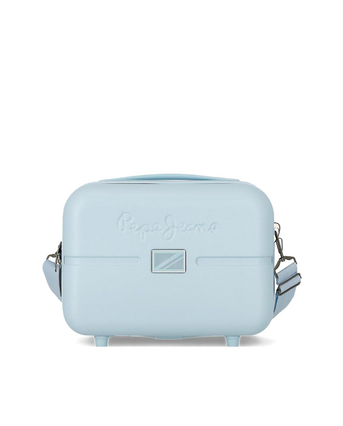 NESESER BEAUTY CASE ACCENT LIGHT BLUE Pepe Jeans