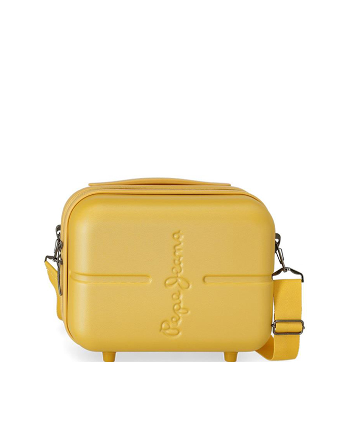 NESESER BEAUTY CASE HIGHLIGHTS YELLOW Pepe Jeans