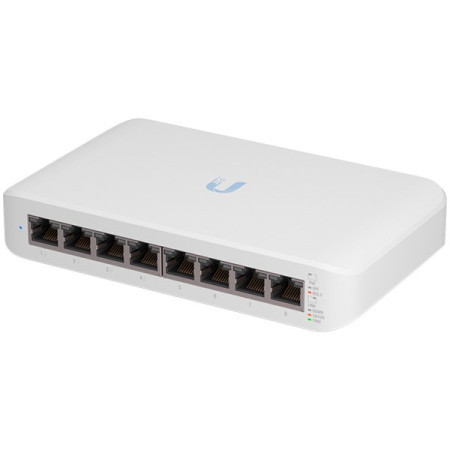 Ubiquiti UniFi Low-cost Desktop 8Port gigabit Switch with POE ( USW-LITE-8-POE-EU )