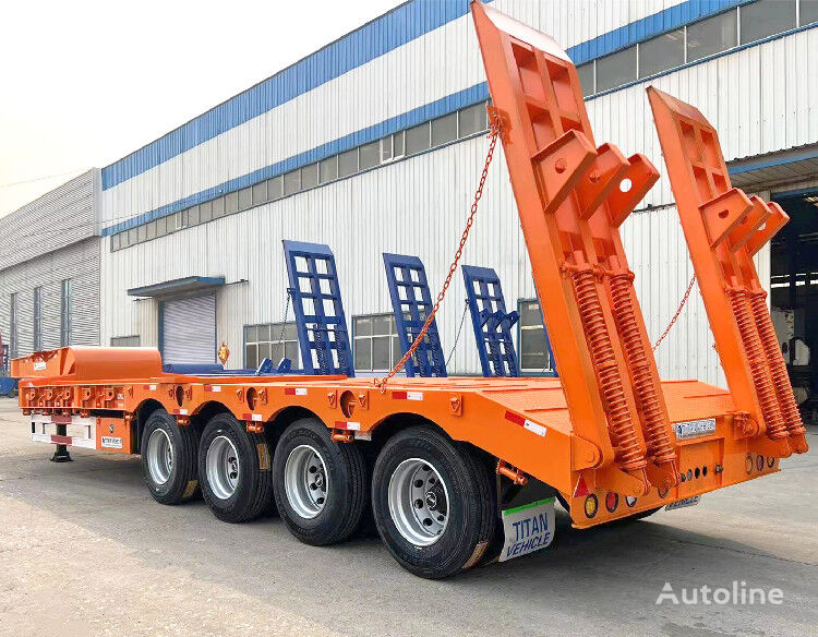 Nova Titan 4 Axle Low Loader for Sale Dimensions - Z poluprikolica sa niskom platformom