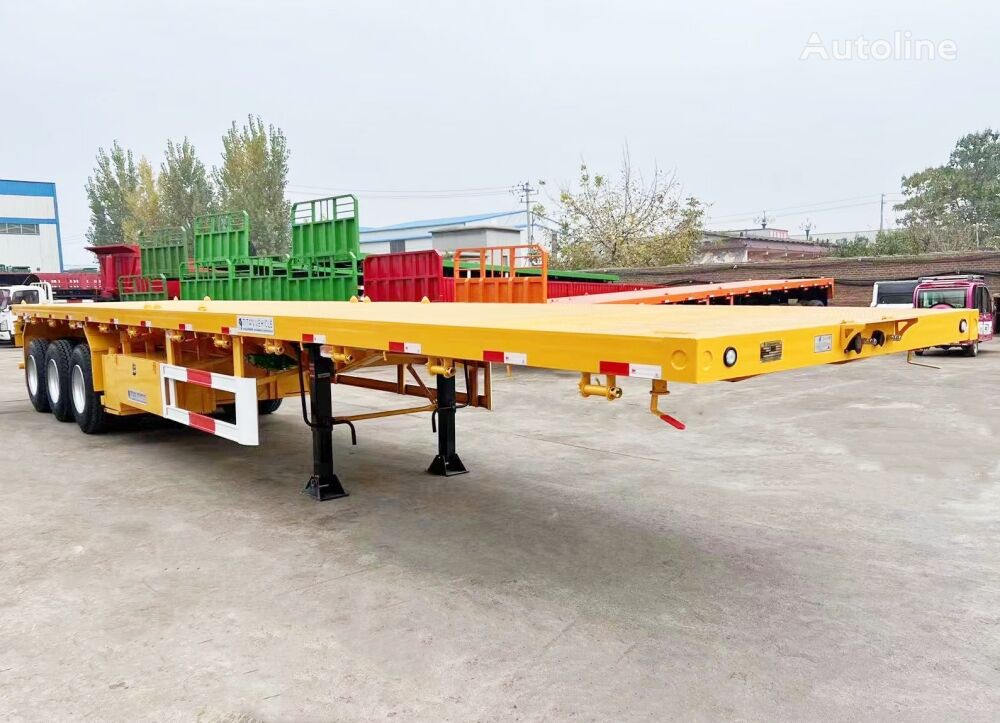 Nova TITAN New and Used Flat Bed Trailer 40 Ft Price - S poluprikolica sa ravnom platformom