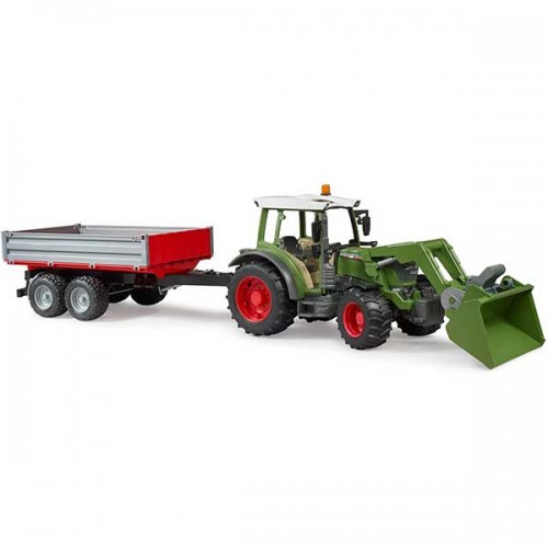 Traktor Fendt Vario 211 sa Prikolicom i Utovarivačem 021825