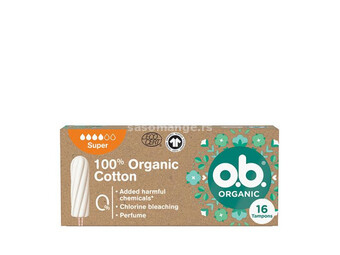 OB TAMPONI ORGANIC SUPER 16KOM