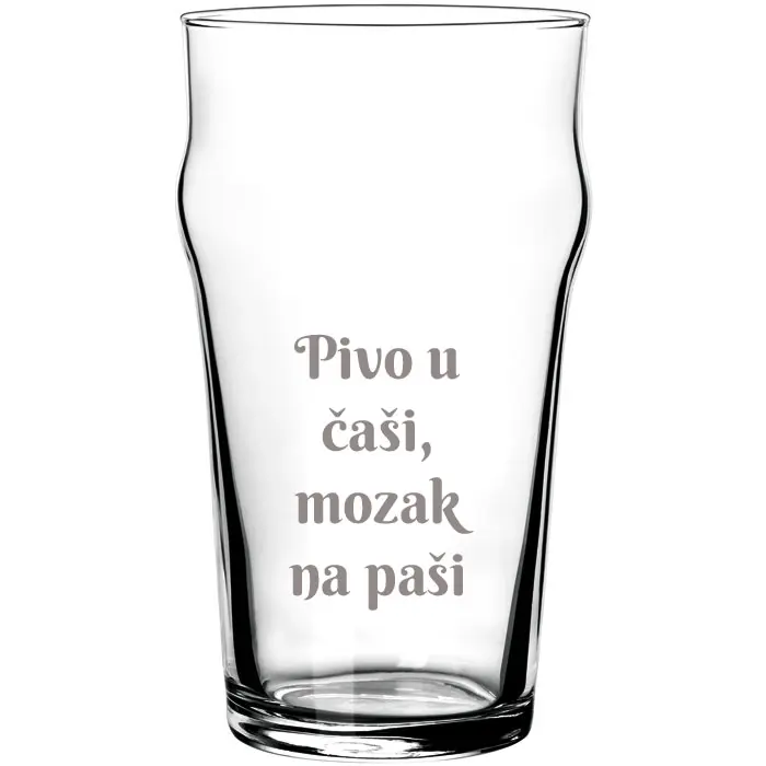 HAPPY PUMPKIN Čaša za pivo ''Pivo u čaši, mozak na paši''