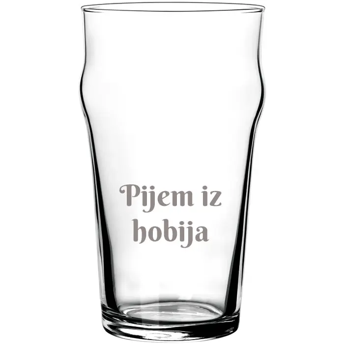 HAPPY PUMPKIN Čaša za pivo ''Pijem iz hobija''