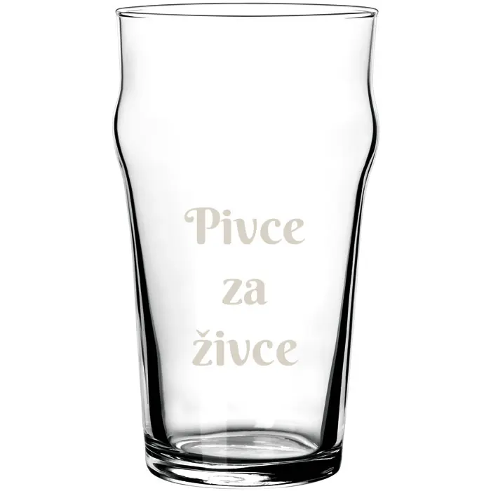 HAPPY PUMPKIN Čaša za pivo ''Pivce za živce''