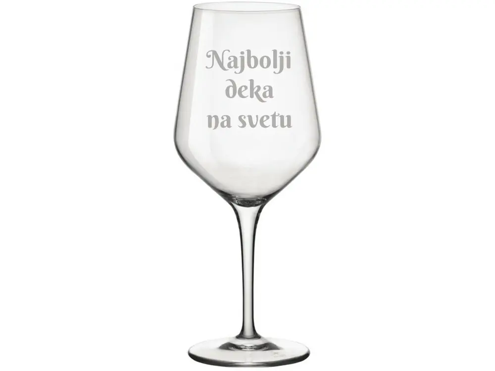 HAPPY PUMPKIN Čaša za vino ''Najbolji deka na svetu''