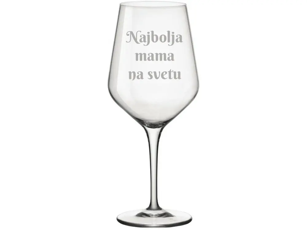 HAPPY PUMPKIN Čaša za vino ''Najbolja mama na svetu''