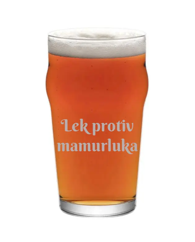 HAPPY PUMPKIN Čaša za pivo ''Lek protiv mamurluka''