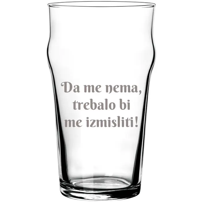 HAPPY PUMPKIN Čaša za pivo ''Da me nema, trebalo bi me izmisliti''