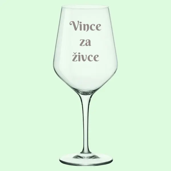 HAPPY PUMPKIN Čaša za vino ''Vince za živce''