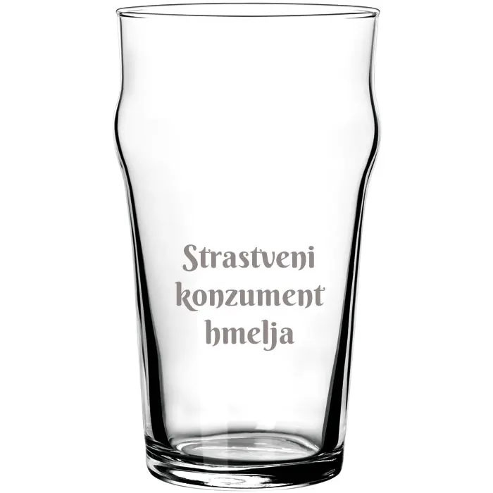 HAPPY PUMPKIN Čaša za pivo ''Strastveni konzument hmelja''