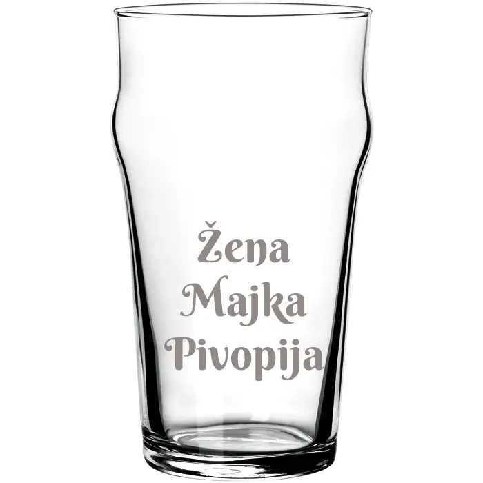 HAPPY PUMPKIN Čaša za pivo ''Žena, majka, pivopija''