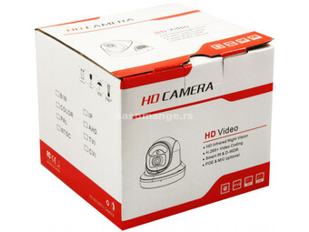 CAM-AHD2MP-DHM20 GMB DOME kamera 2 mpix AUDIO B/W 20M 2.8 mm 4 In 1, AHD/TVI/CVI/CVBS 43074