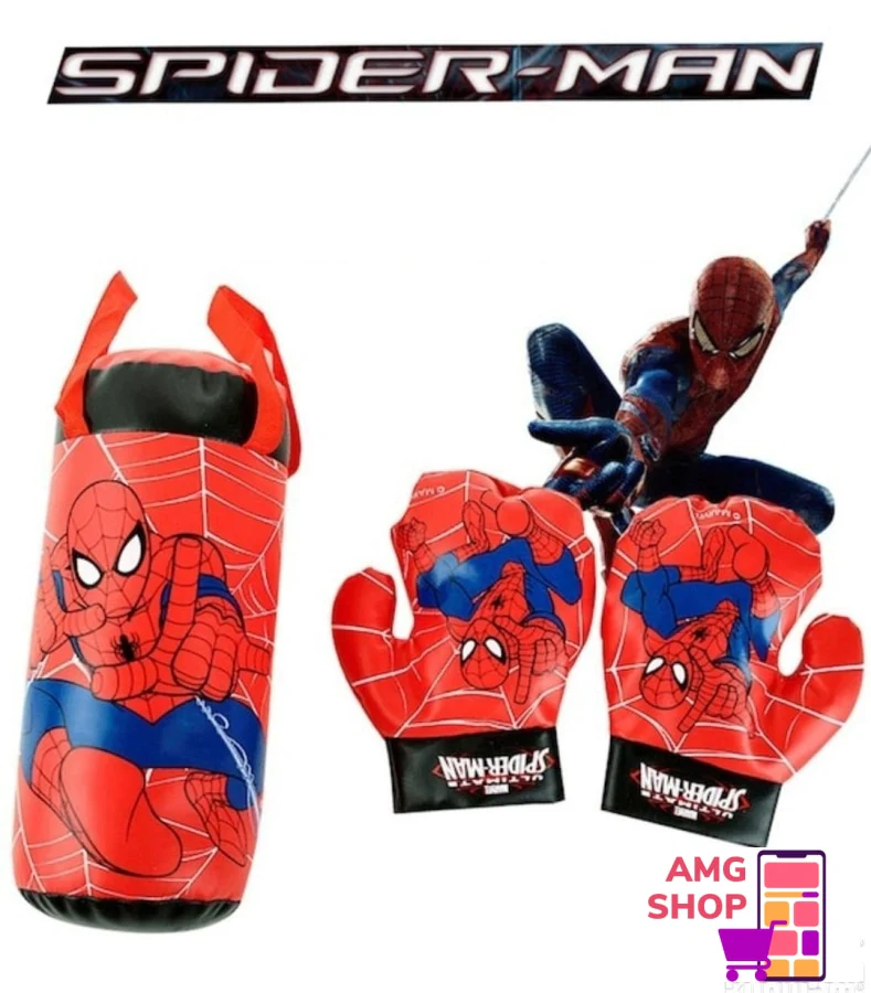 Set za boks za decu Vreca+Rukavice Spiderman - Set za boks za decu Vreca+Rukavice Spiderman