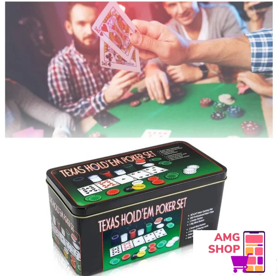 Set za poker-200 poker čipova-Poker-Set za poker-200 poker - Set za poker-200 poker čipova-Poker-Set za poker-200 poker