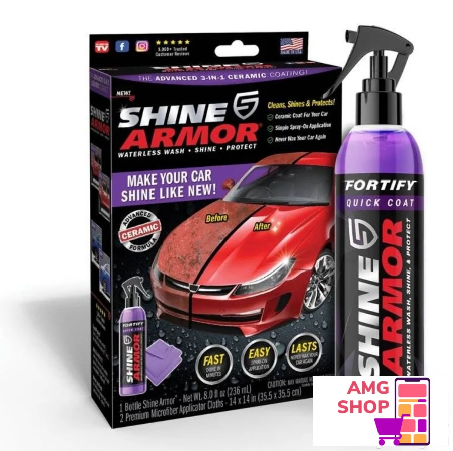 Shine armor - Sredstvo za poliranje automobila - Shine armor - Sredstvo za poliranje automobila