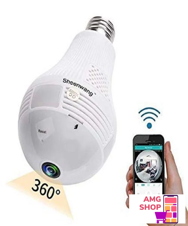 Sijalica Kamera Led Bežična WiFi 360 Stepeni - Sijalica Kamera Led Bežična WiFi 360 Stepeni