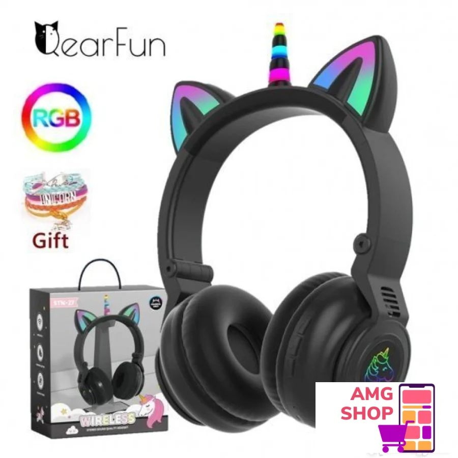 SLUŠALICE unicorn STN-27/ bluetooth RGB - SLUŠALICE unicorn STN-27/ bluetooth RGB