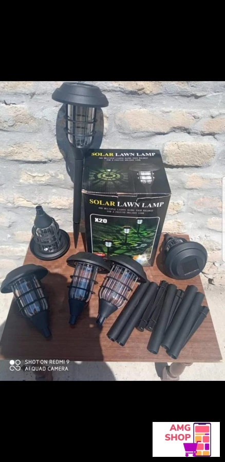 Solarne lampe X20 (paket od 6 komada) za travnjake i bašte - Solarne lampe X20 (paket od 6 komada) za travnjake i bašte