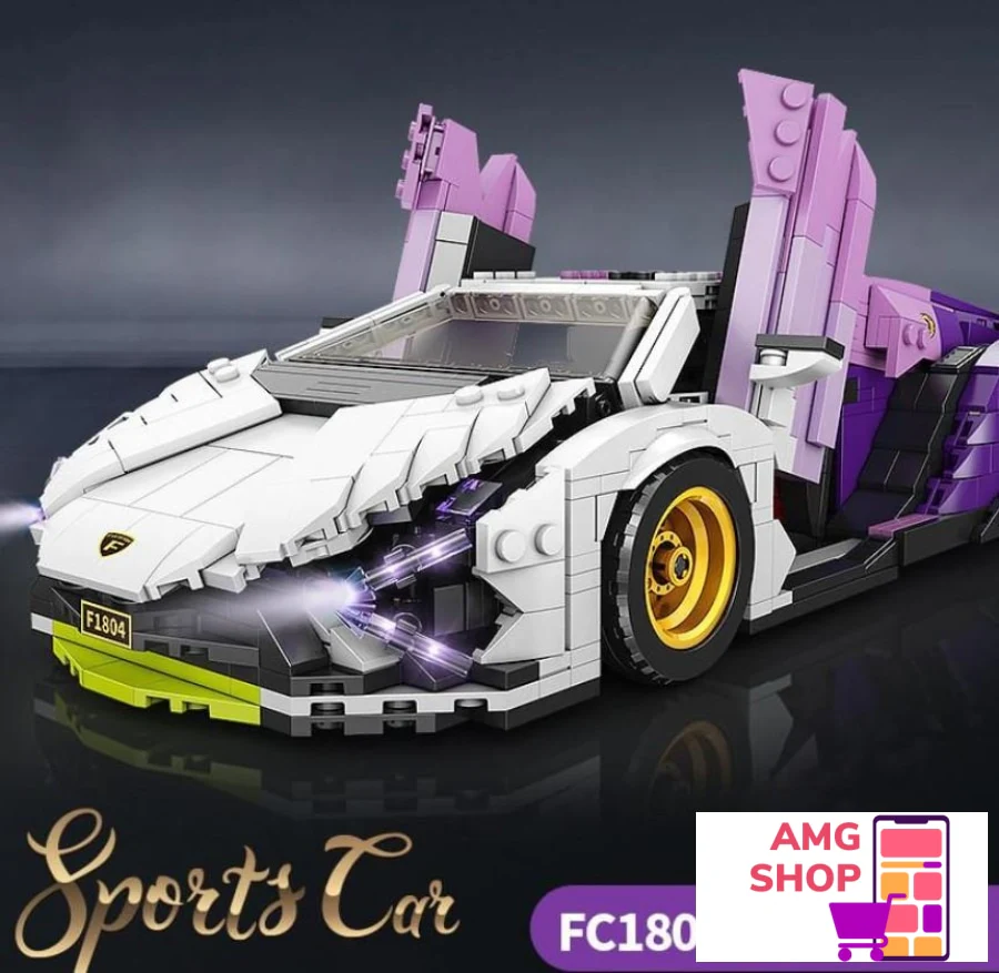 Sportski auto (Veliki set kockica) - Sportski auto (Veliki set kockica)