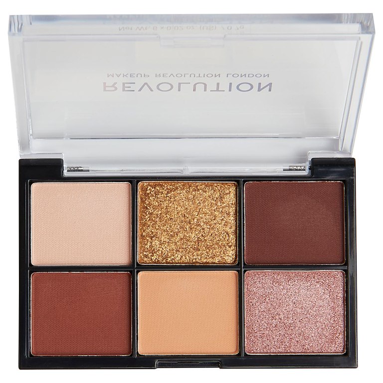 Paleta senki za oči MAKEUP REVOLUTION Mini Reloaded Velvet Rose 4.2g